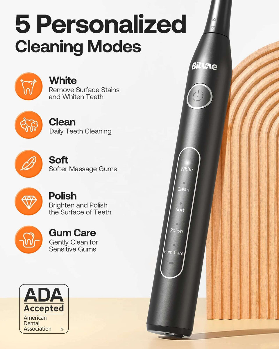 Bitvae D2 Electric Toothbrush with a Travel Case