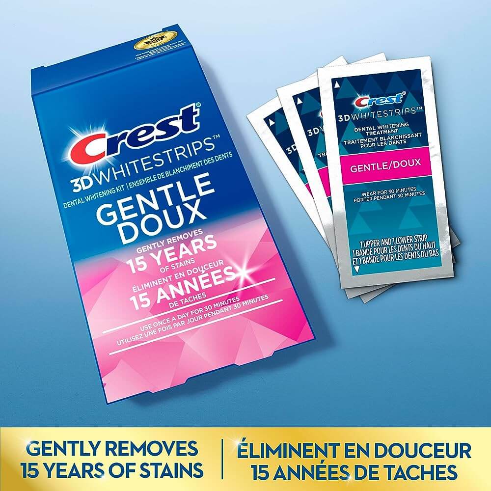 Crest 3D Whitestrips for Sensitive Teeth – Neshtary