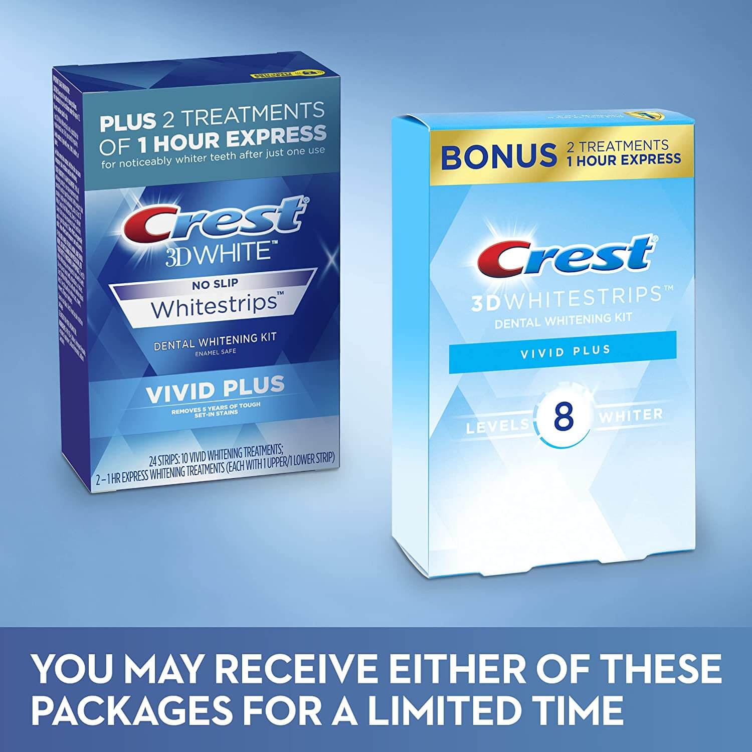 Crest 3D Whitestrips (Vivid Plus)