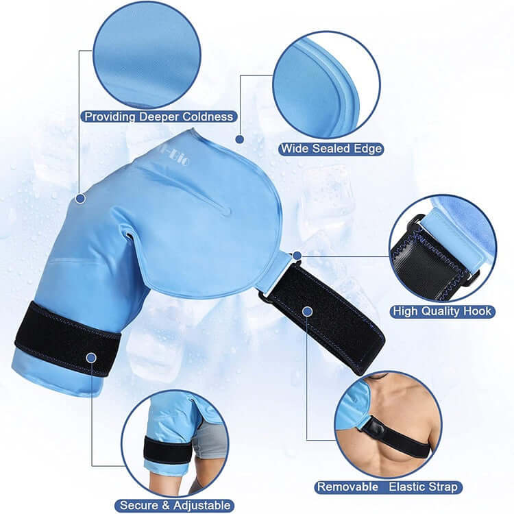 Hot and Cold Gel Packs for Shoulder Pain Relief
